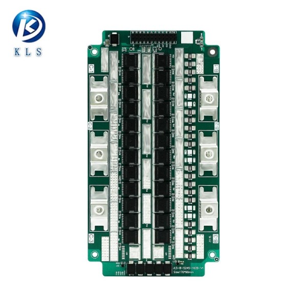 Quality Lithium Ion Battery Pack Bms Protection Pcb Board 8S 24V 20A 60A 80A 90A 12S 13S 14S for sale