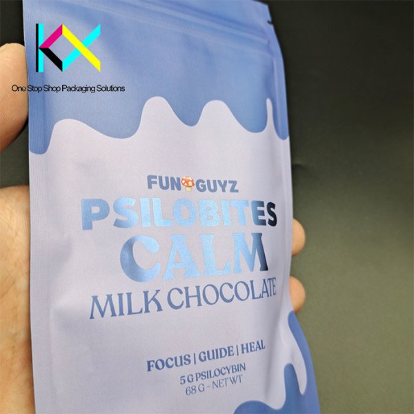 Quality Flex Foil Compostable Packaging Bags Flat Bottom Zipper Pouch For Food for sale