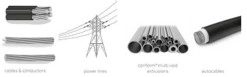 Hard Drawn Aluminum Wire Rod 8mm 9.5mm 1050 1060 1100 1350 Aluminum Wire Rod Manufacture for Electrical Purposes