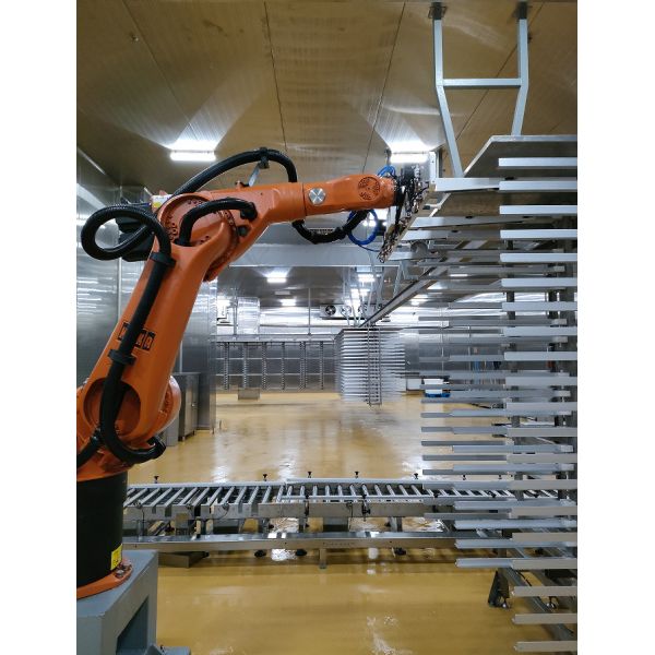 Quality Floor-Mounted Industrial Robot Cell with 2033mm Reach and Approx. 665kg Weight for sale