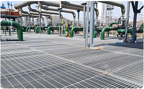 Galvanized grating