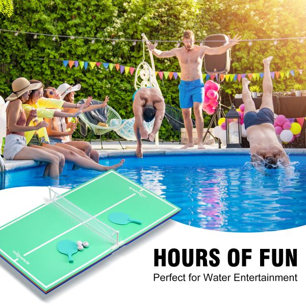 Quality Outdoor Entertainment PingPong Table Pool Party Game with Floating Tray Table for sale