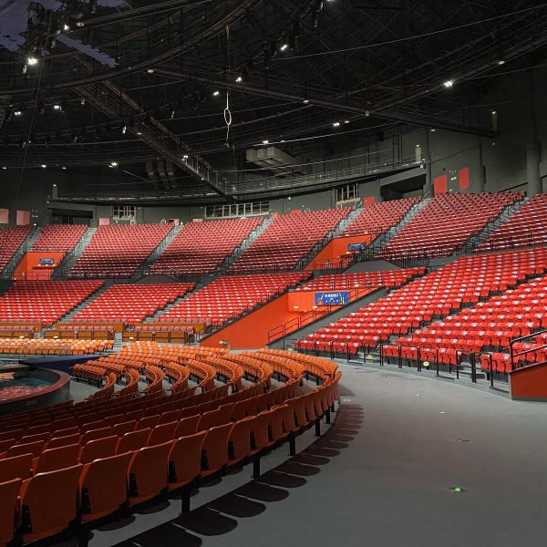 Quality HDPE Material Fire Resistant Anti-UV Plastic Stadium Seating and Stadium Chair for Bleacher Seats for sale