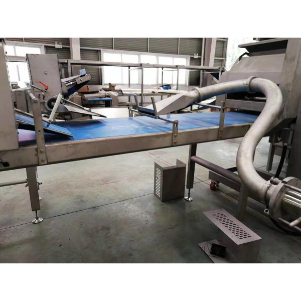 Quality Professional Danish Pastry Equipment Wtih Fillings , Pizza Making Machine 2500 Kg / Hr for sale