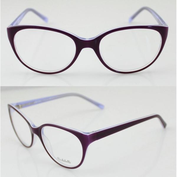 Quality Lightweight Oval Acetate Eyeglasses Frames for sale
