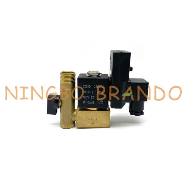 Quality 1/2'' 1/4'' OPTIMUM Split Air Compressor Auto Drain Valve With Timer for sale