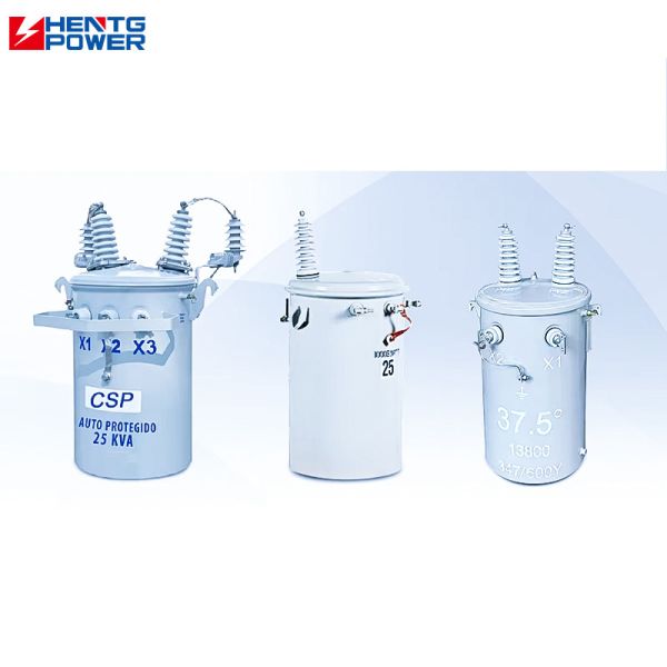 Quality High Voltage Pole Mounted Transformer Industrial Step Down Transformer 50 Kva OEM ODM for sale