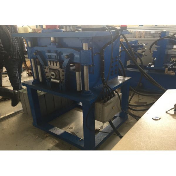 Quality Hydraulic Downpipe Roll Forming Machine Bending Elbowing PLC Control Box for sale