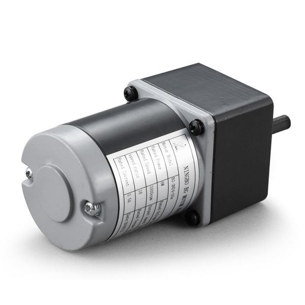 Quality 60mm 24v Black Adjustable Speed DC Motor with 1.9A Continuous Current and Black for sale