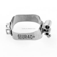Quality Welded U2L1 Ortho Pre Molar Band Braces With Buccal Tubes And Lingual Cleat for sale