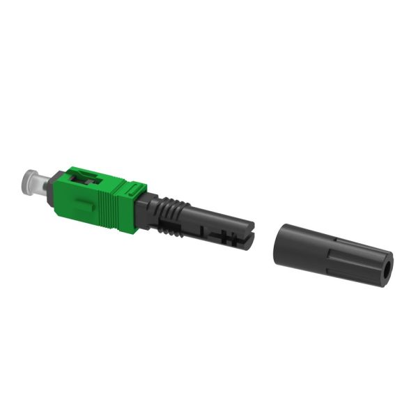 Quality Fast Connector Simplex SC APC Fiber Optic Drop Cable with UPC Polished Field for sale