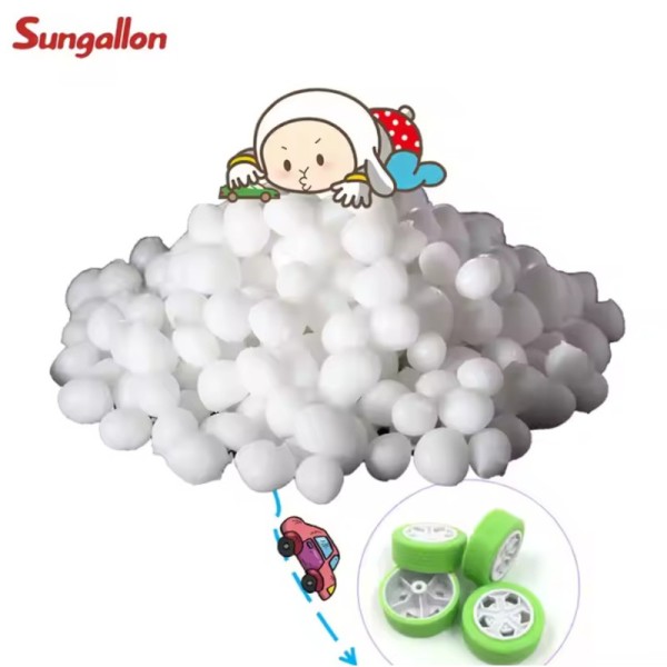 Quality Anti Slip TPE TPR Material Highly Elastic Easy Processing For Plastic Toy Car Tires for sale
