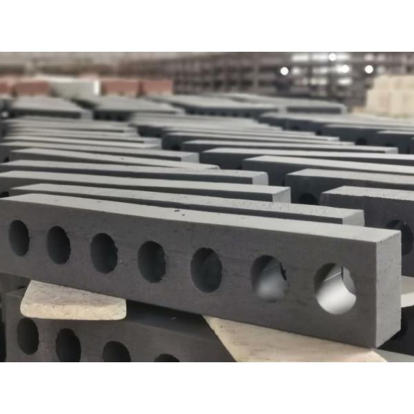 Quality 400x75x50 Mm Rough Face Hollow Clay Brick SGS Certificate for sale