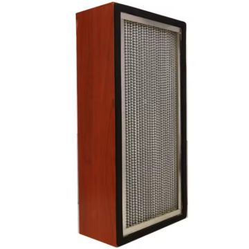 Quality High Efficiency H13 H14 Air Conditioning Hepa Filter Wood Frame Deep Pleat for sale