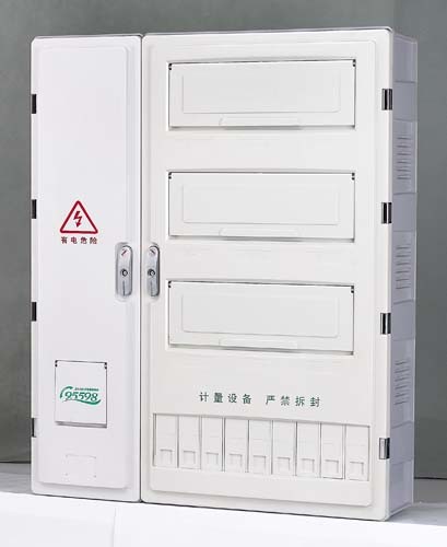 Quality Wall Mounted External Meter Box Polycarbonate 9 Way Electric Control System for sale