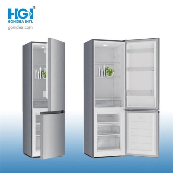 Quality LED Light Bottom Freezer Refrigerator Defrost Electronic Temperature Control for sale