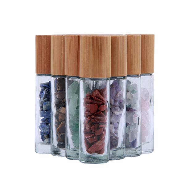 Quality 1ml 2ml Roller Bottles Jade Stone Roller Gemstone Roller Balls Wholesale for sale