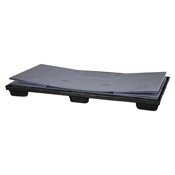 Quality Large OEM Turnover Vehicle Packaging Heavy Duty Plastic Pallet Box with Logo for sale