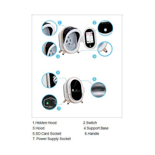 Quality Digital Facial Skin Apparatus Moisture Oil Analyzer for Cosmetic for sale