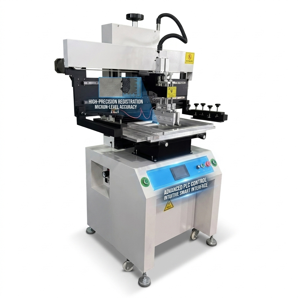 Quality SMT Solder Paste Printer Touch Screen PLC Control Fault Diagnosis PCB Assembly for sale
