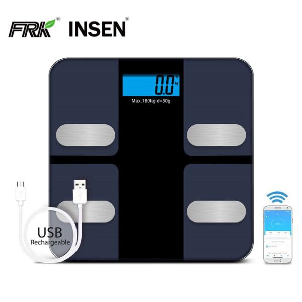 Quality 396LB USB Rechargeable WiFi Smart Body Analyser Scale for sale