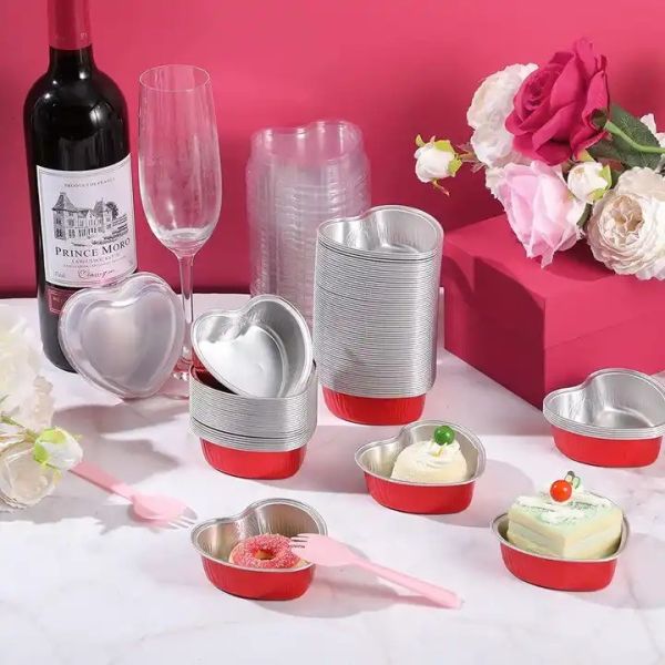 Quality PP Disposable Food Packaging Box for Chocolate Tin Foil Container Microwave Safe for sale