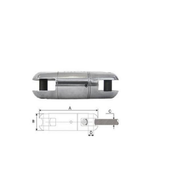 Quality High Strength Light Weight Steel Rotating Electric Cable Connector With 13T for sale