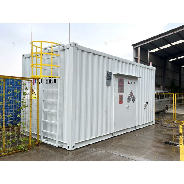 Quality High Capacity Fireproof Outdoor Battery Storage Unit With Sump Containment For for sale