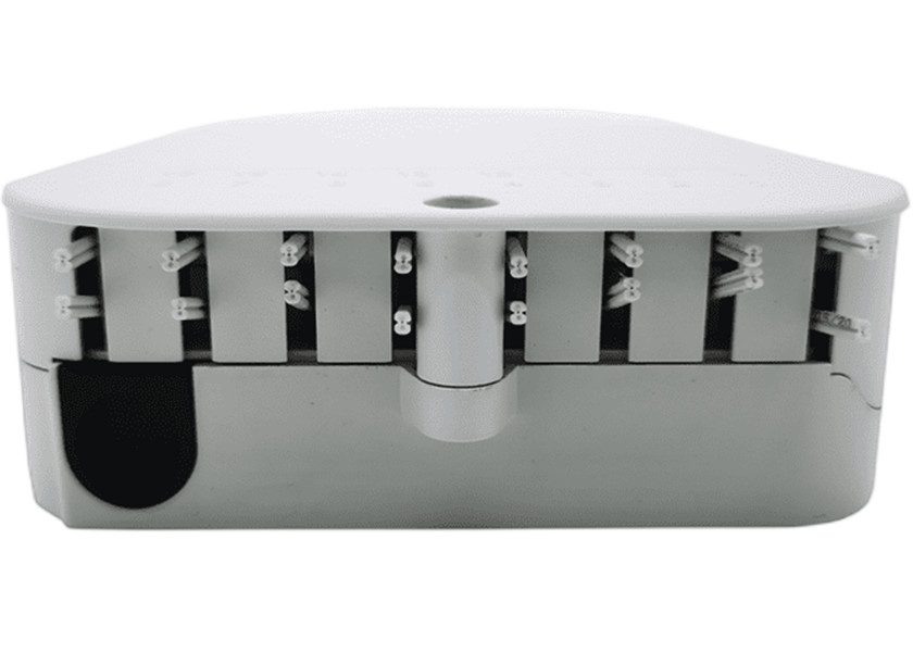 Quality 16Core Splitter FTTH Distribution Box UPC / APC Wall Mount Light Grey for sale