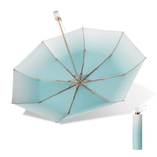 Quality Metal Shaft Frame Custom Gradient Shade Umbrella Popular for Women All in 1 for sale
