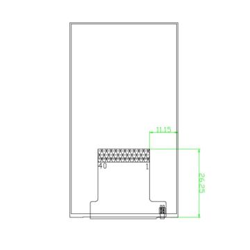 Quality 3.0 Inch TFT Display Screen 360*640 Resolution MIPI Interface IPS Viewing Angle for sale