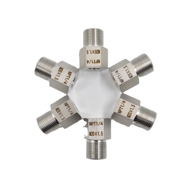 Quality M20*1.5 Male to Other Sizes Pressure Comparator Thread Adaptor with Customized for sale