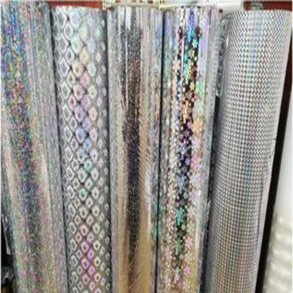 Quality Hot Sale Transparent Film Lamination Stretch Printing Rainbow Holographic Solar for sale