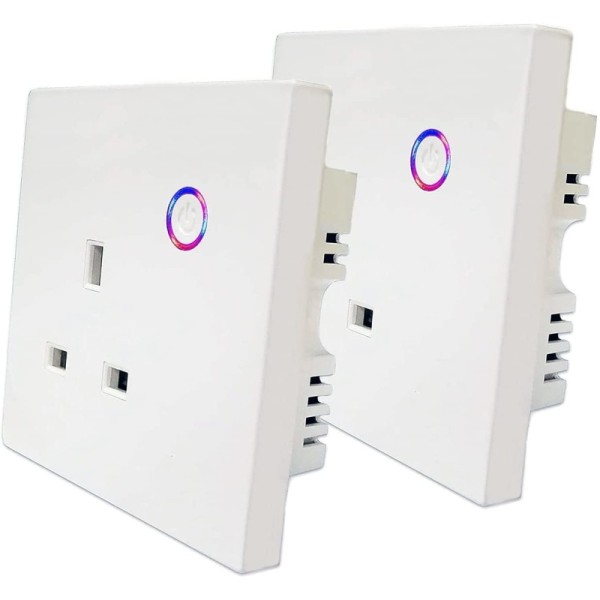 Quality AC240V Smart Plug Socket 2.4G WiFi Tuya Smart Plug UK Fire Retardant for sale