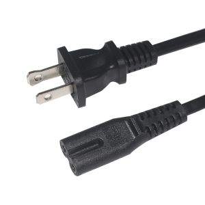 Quality Japanese standard power cord 1.5m Copper Power Cable PSE Approved 2PIN C7 for sale