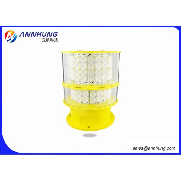 Quality Tower Crane Flashing LED Lights / Aircraft Warning Light Die Casting Aluminum for sale