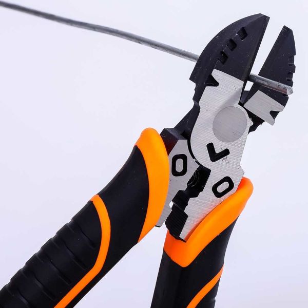 Quality 60CrV C1055 Insulated Side Cutting Plier Wire Stripping Crimping Burnished for sale
