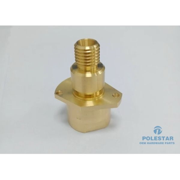 Quality Mirror Finished Brass CNC Machining Versatile High Pressure Cleaning Systems Parts for sale