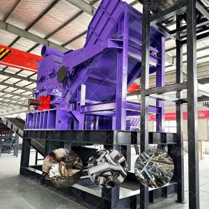 Quality Hammer Mill Metal Shredder Waste Metal Recycling Machine Scrap Metal Iron for sale