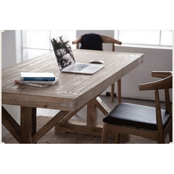 Quality Solid Wood Customized Vintage Neoclassical Wooden Dining Table for Dining and for sale