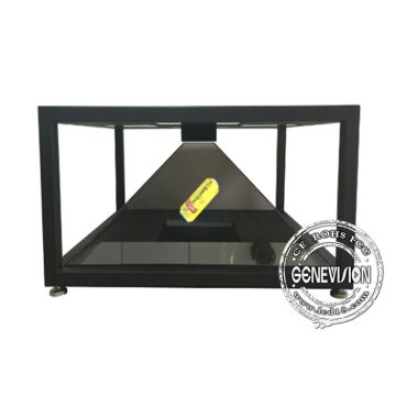 Quality Super Big 360 Degree 3d Hologram Pyramid Showcase With USB 80W Power Consumption for sale