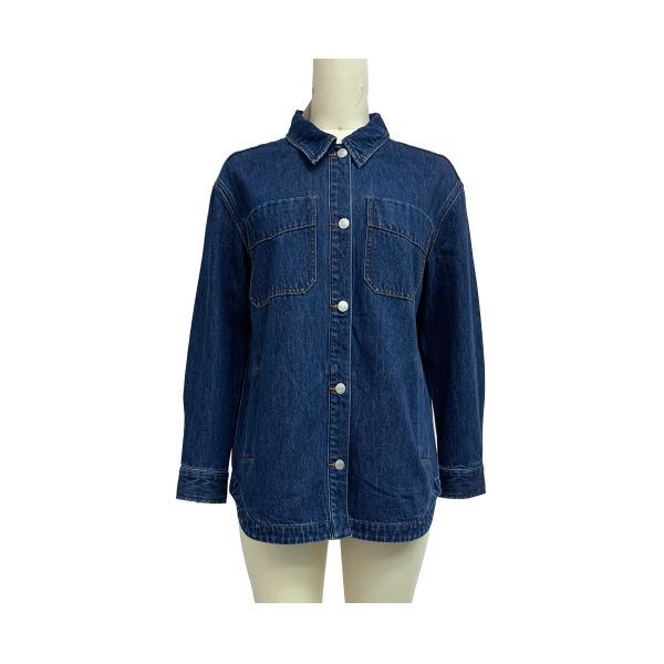 Quality Oversized Jean Shirt Denim Overshirt For A Relaxed And Comfortable Style for sale