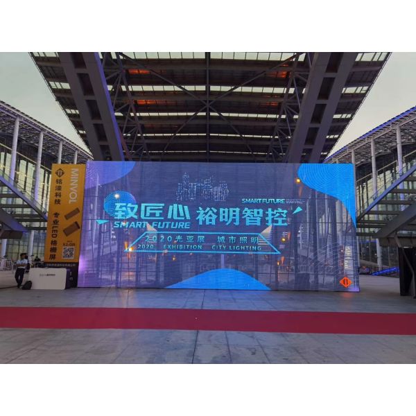 Quality Advertising Transparent Led Film Display 3906 Pixel/Sqm Mesh Led Display P16 for sale