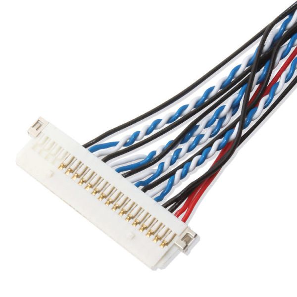 Quality Custom Oem Wire Harness FI S20S 20 Pin 1.25 Mm Pitch JAE Display Lvds Cable for sale