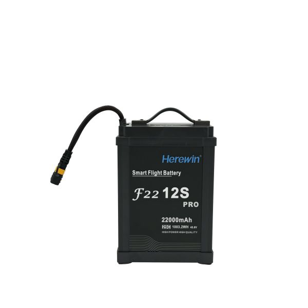 Quality 45.6V 25C Smart UAV Drone Battery Pack Herewin 12S 22000mAh for sale