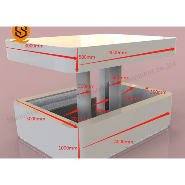 Quality Solid Surface Large Bar Counter Scratch Resistant ISO Certificate for sale