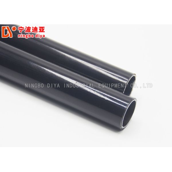 Quality ESD Black Anti Static Tubing , Plastic Coated Pipe Upright Frame Structure for sale