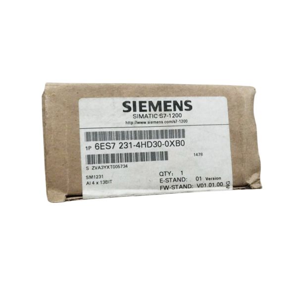 Quality SIEMENS SIMATIC PLC S7-1200 6ES7231-4HD30-0XB0 SM 1231 4 x Analog Input Signal for sale