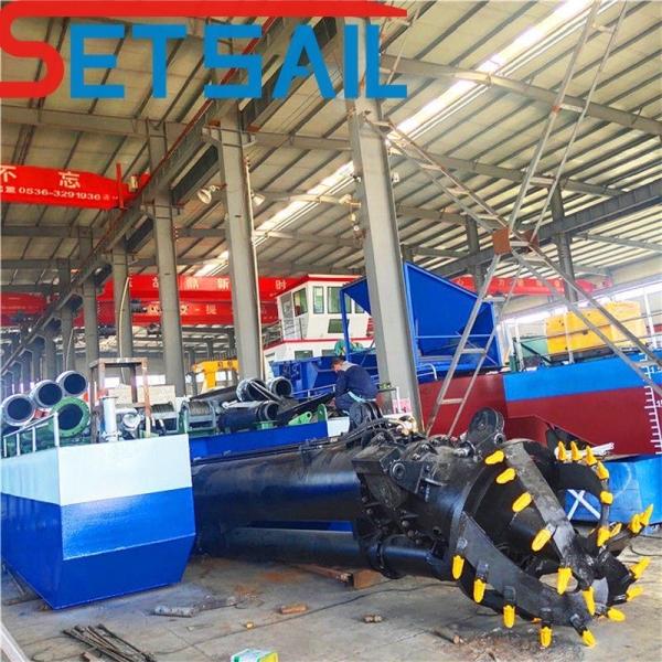 Quality Set Sail Hydraulic Canal Ports Dredging Machine Lakes Dams Cutter Suction for sale
