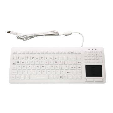 Quality Anti Virus Medical Keyboard With Integrated Touchpad Completely Sealed IP68 for sale